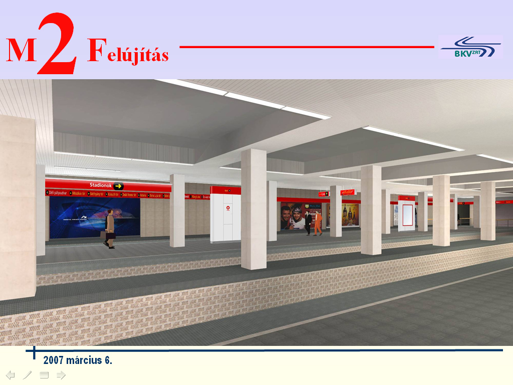 metros.hu - galéria, m2 metróvonal, felújítás, látványtervek