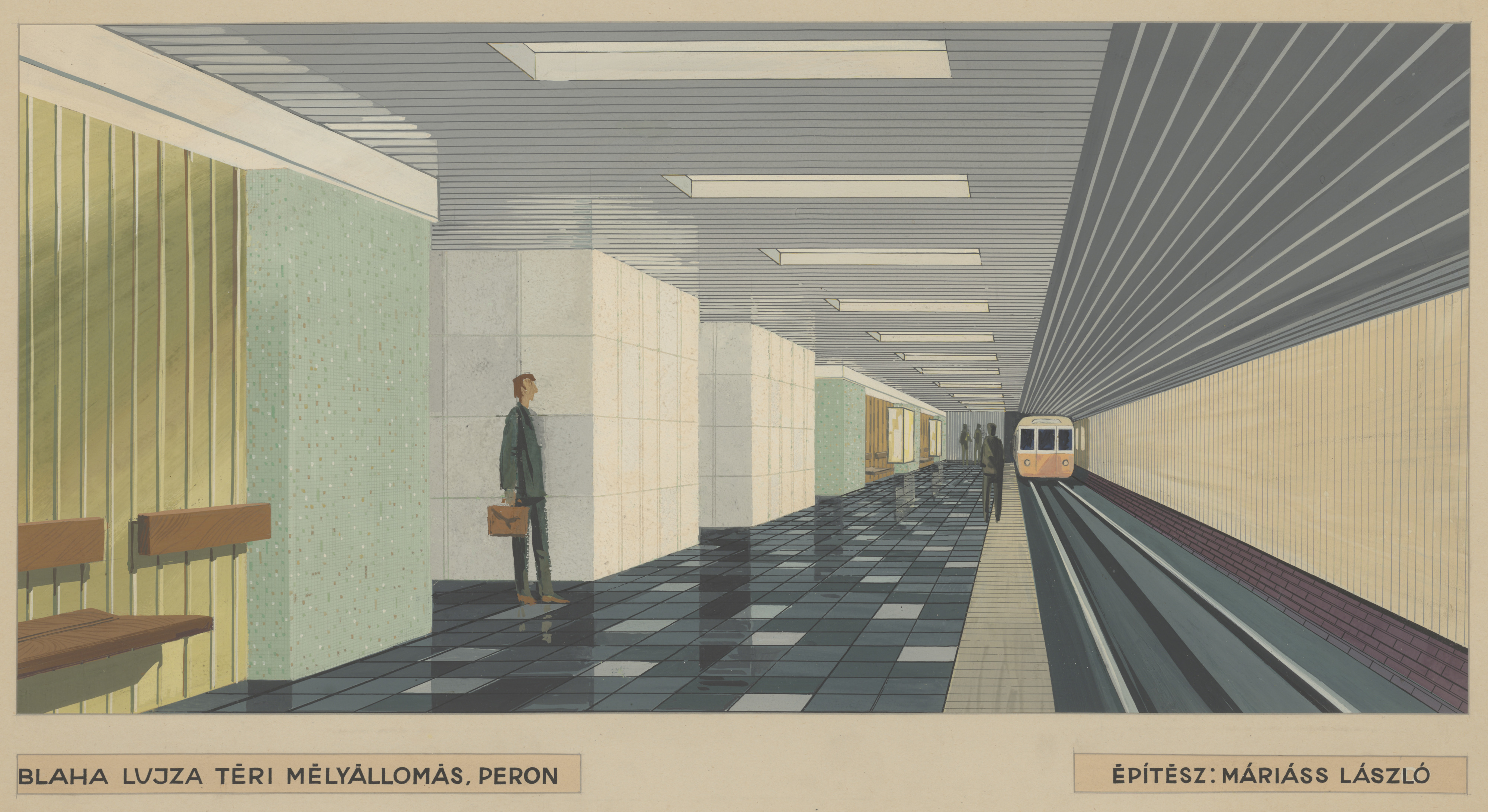 metros.hu - galéria, m2 metróvonal, archív látványtervek