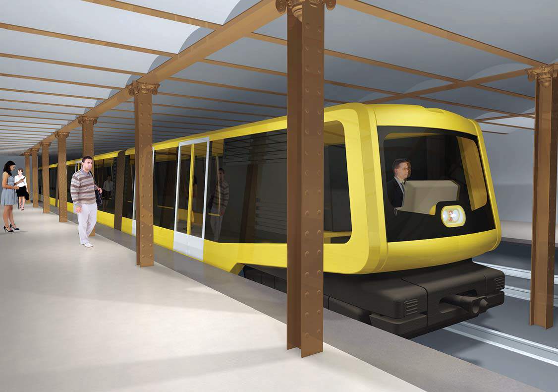 metros.hu - galéria, M1 metró, tervezett járművek látványtervei